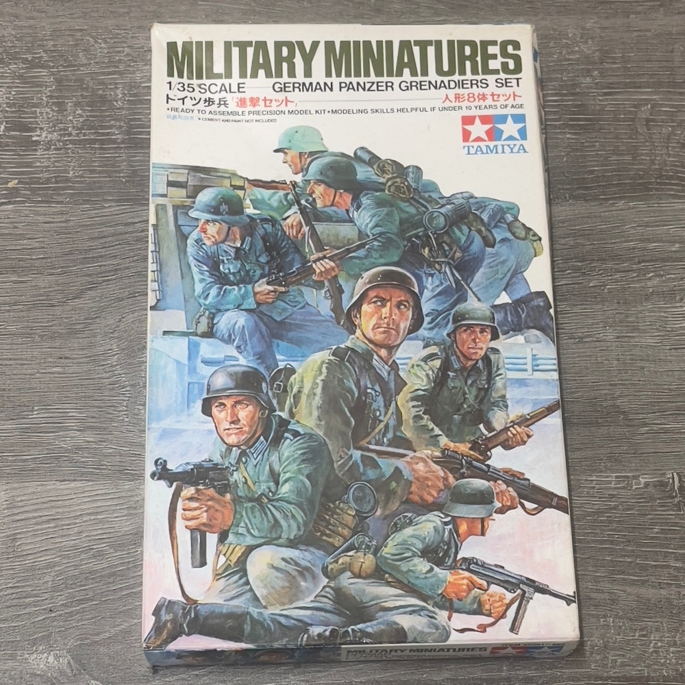 New TAMIYA MILITARY MINIATURES 1/35 SCALE GERMAN PANZER GRENADIERS SET ...